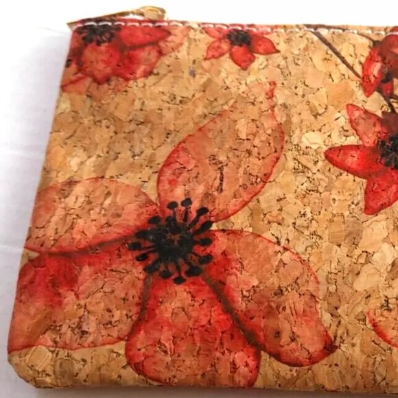 Bags | Cork Vegan Leather Coin Purse Wallet Pouch Hippie Hippy Boho ...